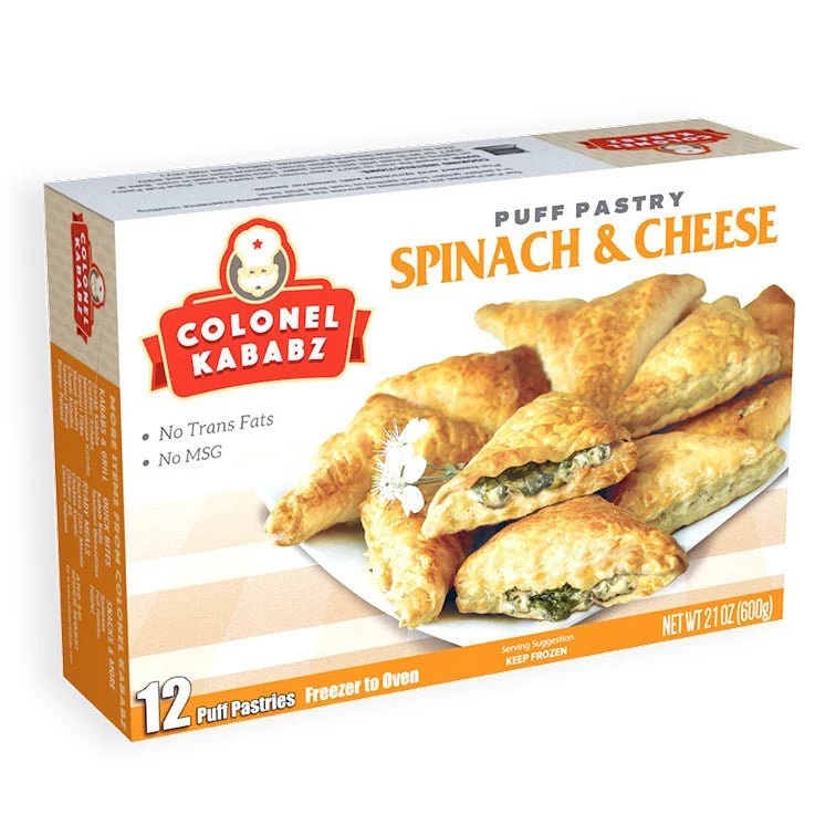 Colonel Kababz Spinach & Cheese Puff Pastry | South Asian Central