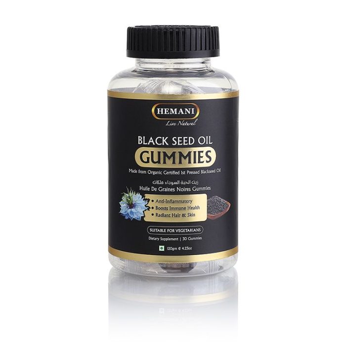 Shop Hemani Black seed Gummies 120g Online | South Asian Central USA