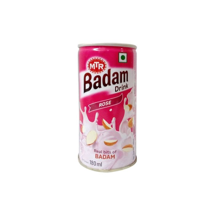 Shop MTR Badam Drink Rose 180ml Can Online | South Asian Central USA