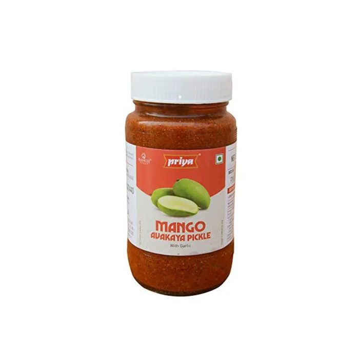 Shop Priya Mango (Avakaya) Pickle with Garlic 300g Online | South Asian ...