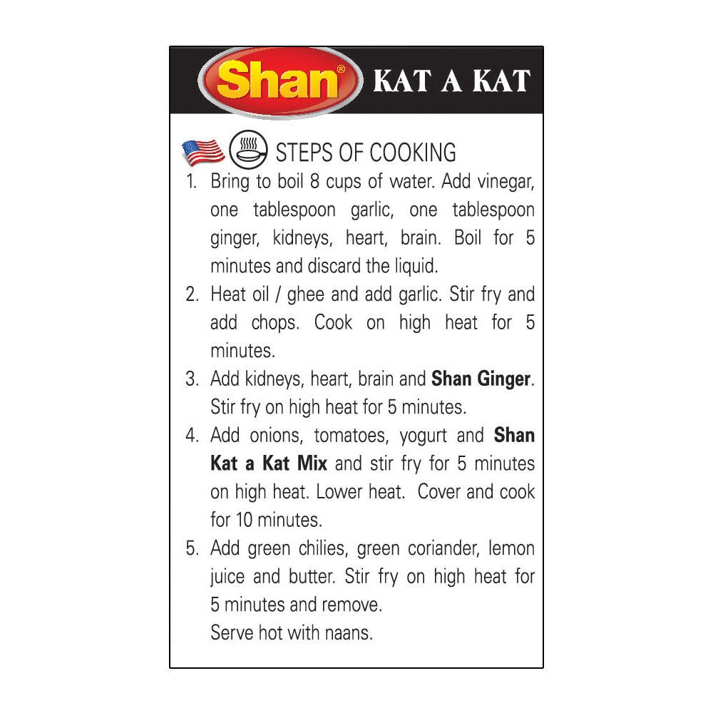 Shop Shan Kat a Kat 50g Online | South Asian Central USA