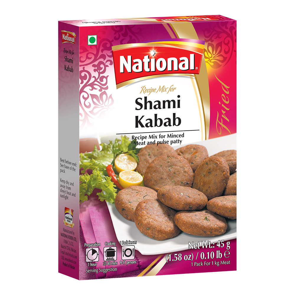 Shop National Shami Kabab 45g Online | South Asian Central USA